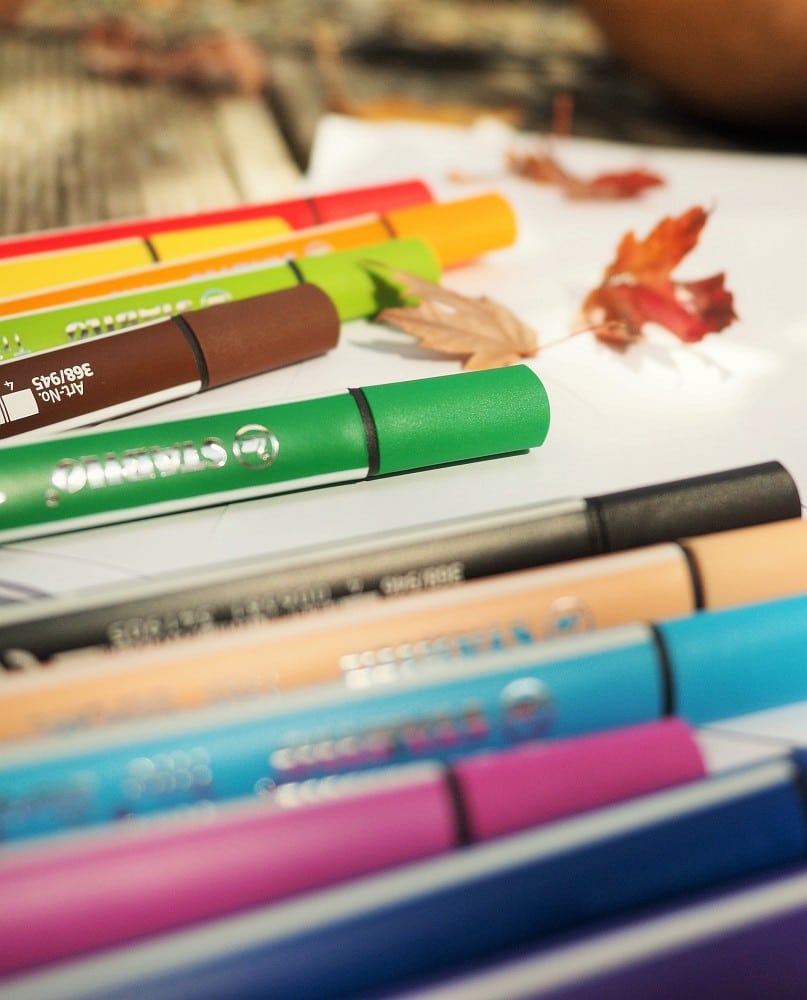 Mit STABILO Trio Scribbi den Herbst gestalten | Mama mal 3